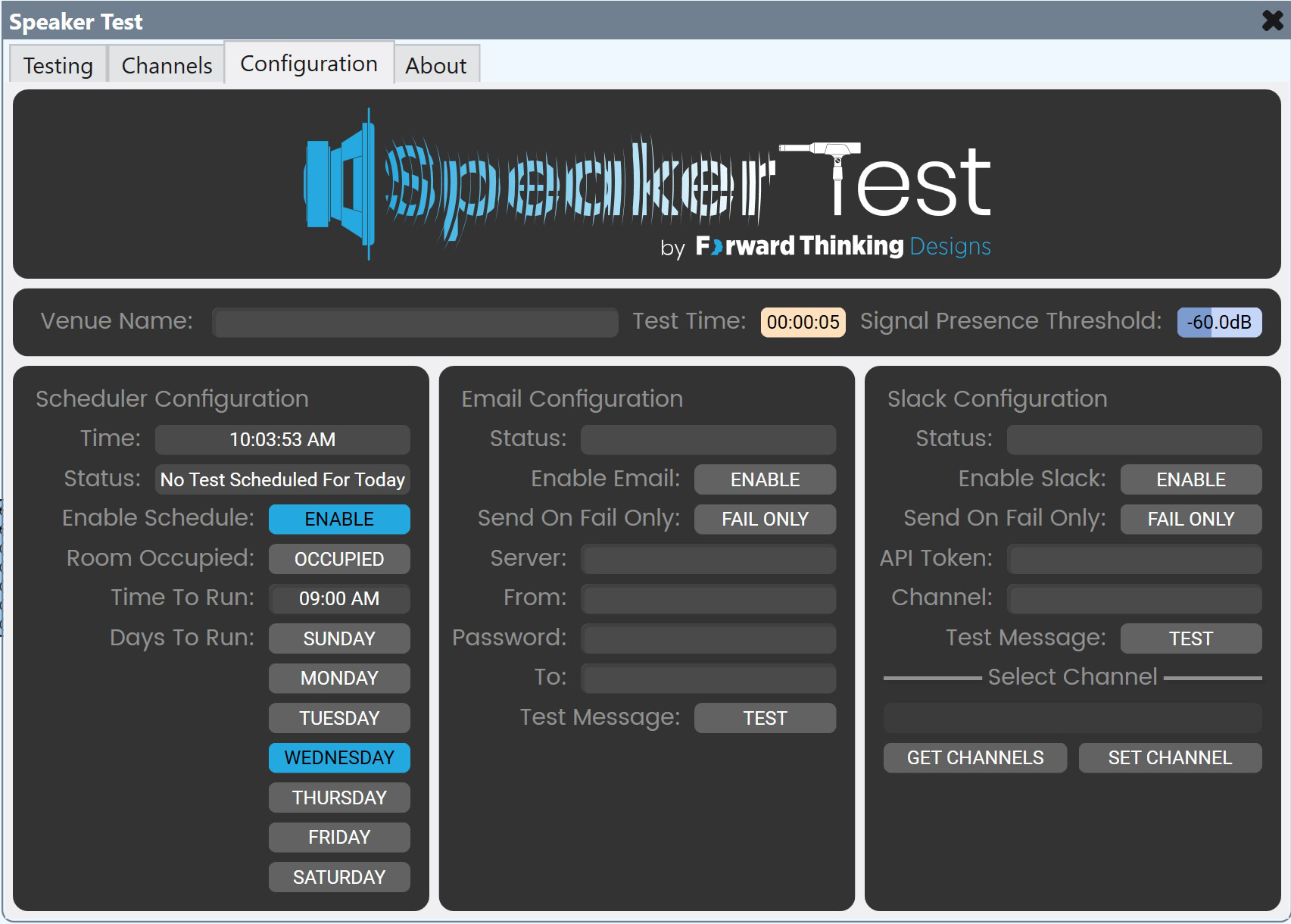 News: 🧩 FTD Speaker Test